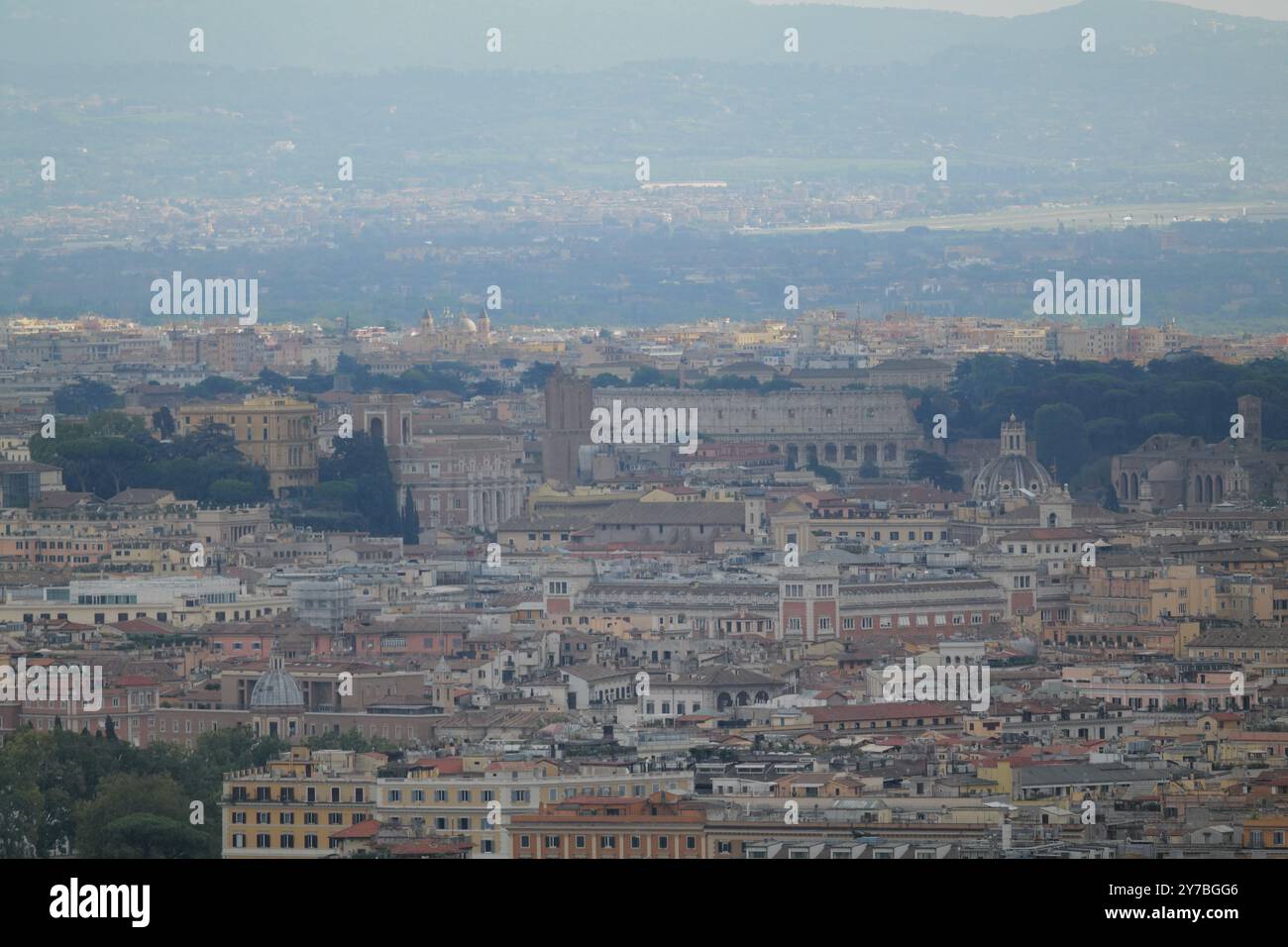 View of Rome from atop Monte Mario Stock Photo - Alamy
