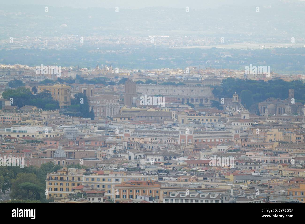 View of Rome from atop Monte Mario Stock Photo - Alamy