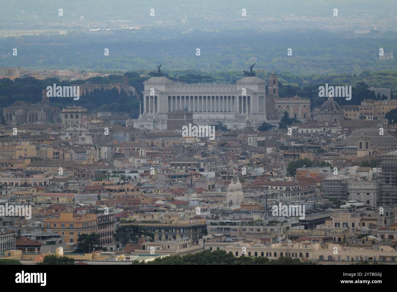 View of Rome from atop Monte Mario Stock Photo - Alamy