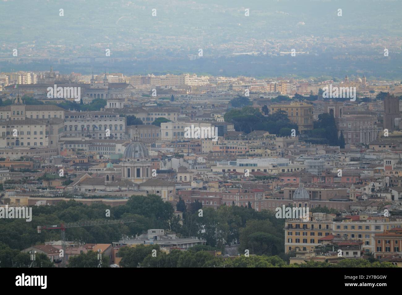 View of Rome from atop Monte Mario Stock Photo - Alamy