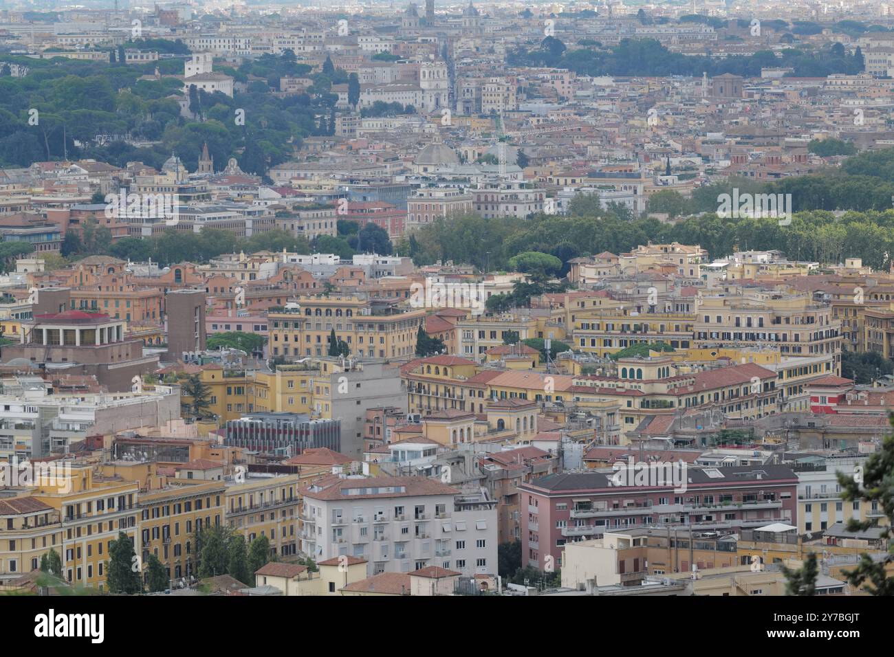 View of Rome from atop Monte Mario Stock Photo - Alamy