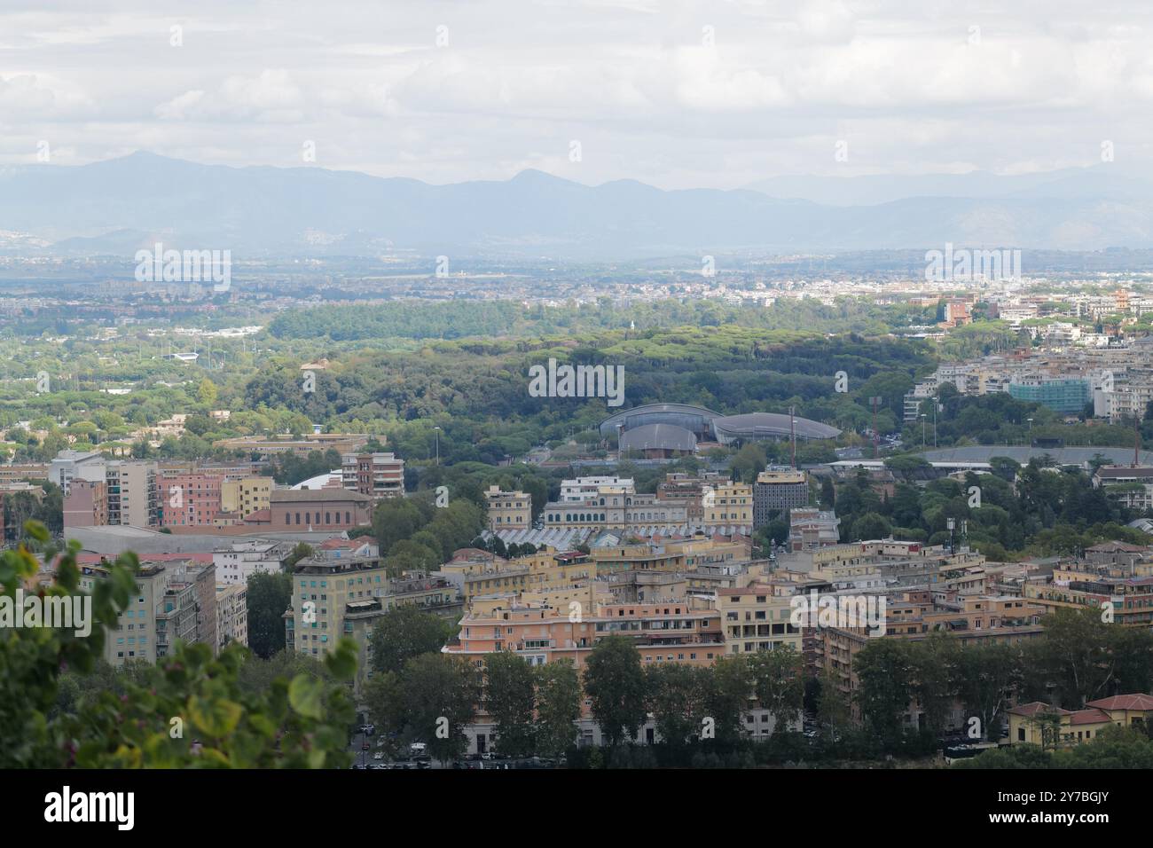 View of Rome from atop Monte Mario Stock Photo - Alamy
