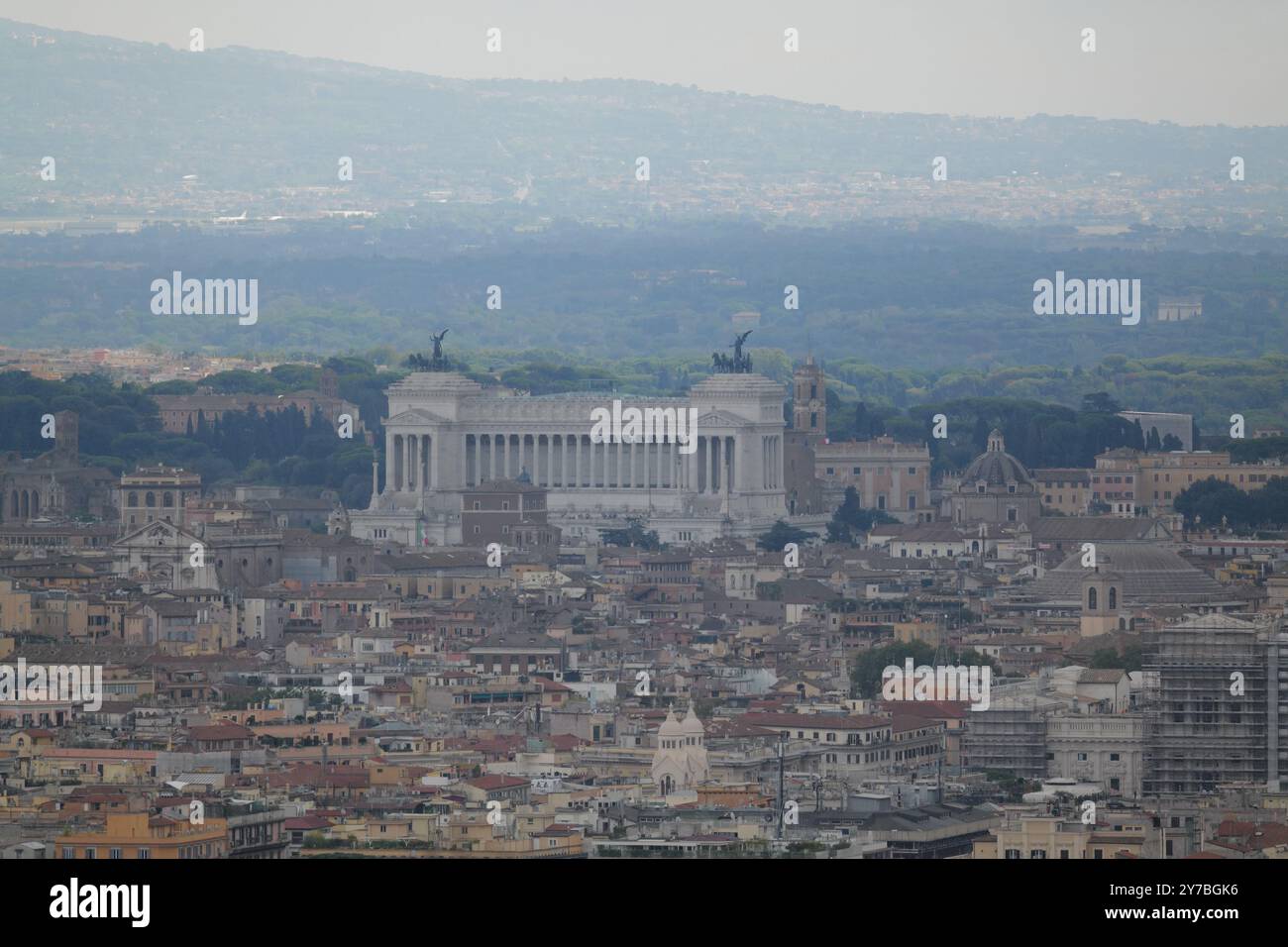 View of Rome from atop Monte Mario Stock Photo - Alamy