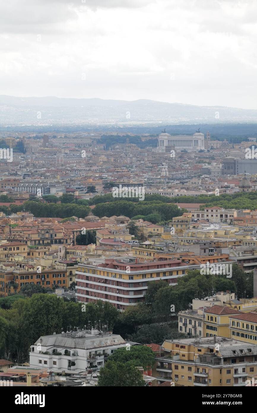View of Rome from atop Monte Mario Stock Photo - Alamy