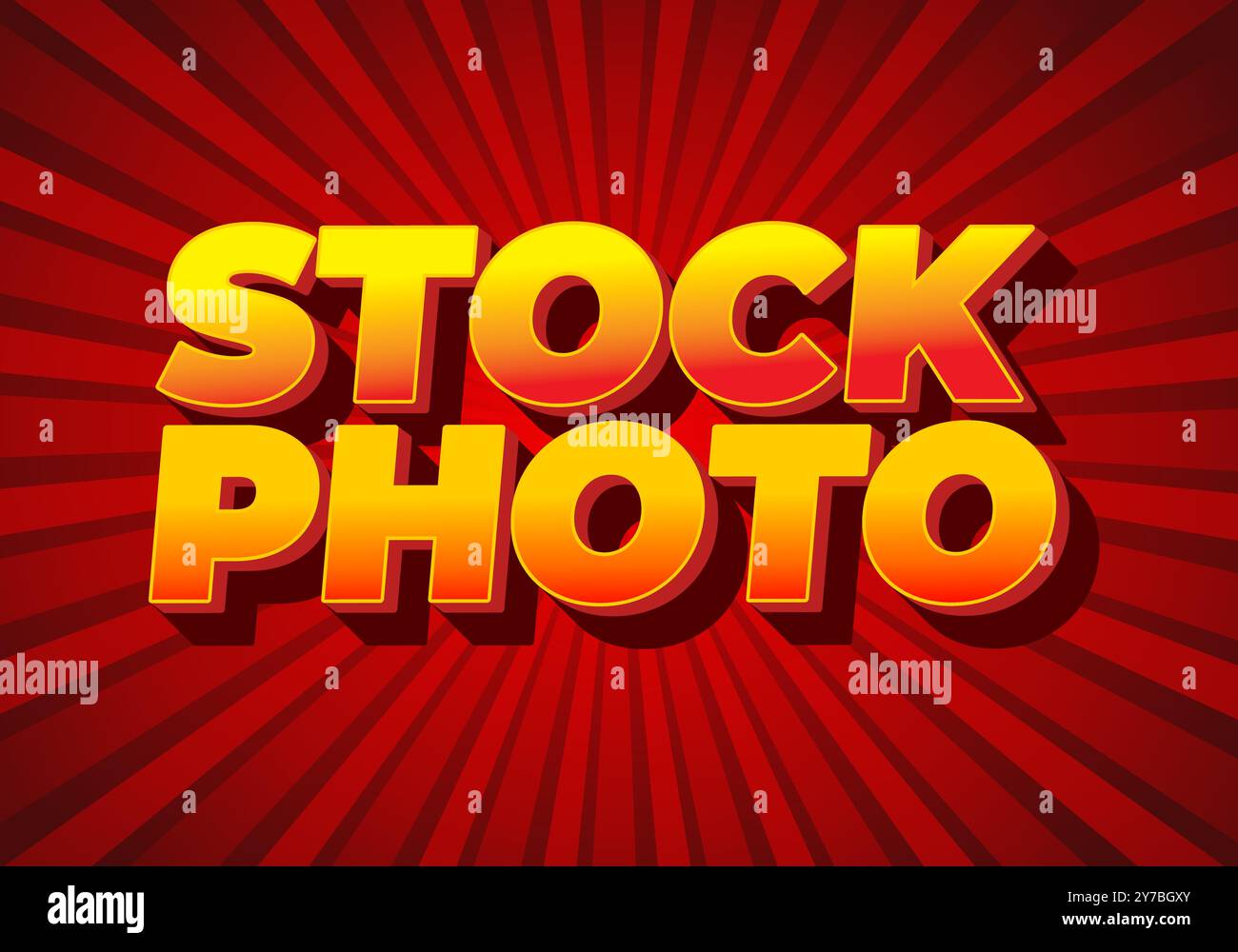 Stock photo. Text effect design in 3D style with modern colors Stock ...