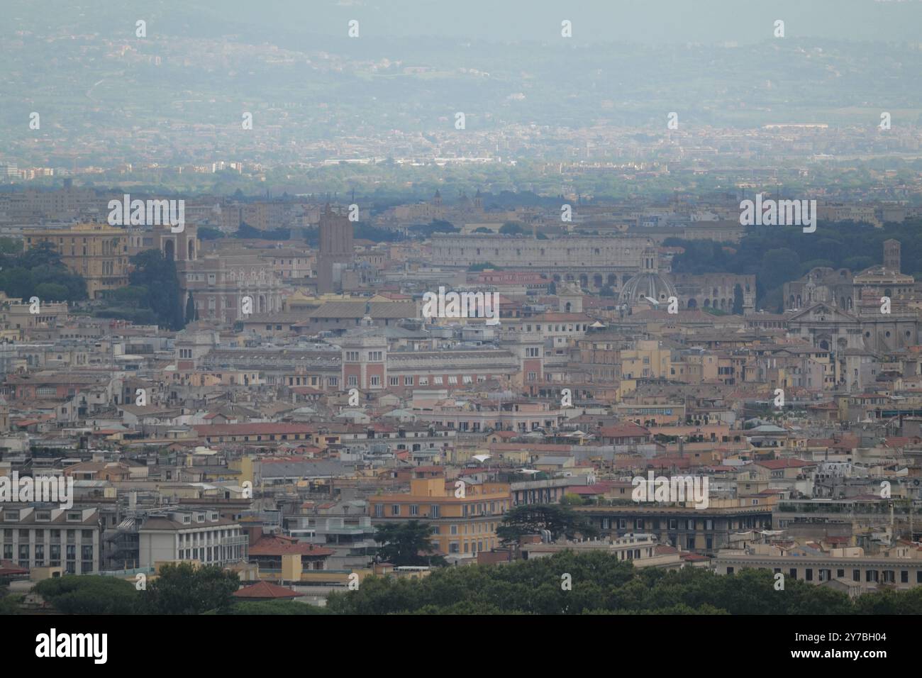 View of Rome from atop Monte Mario Stock Photo - Alamy