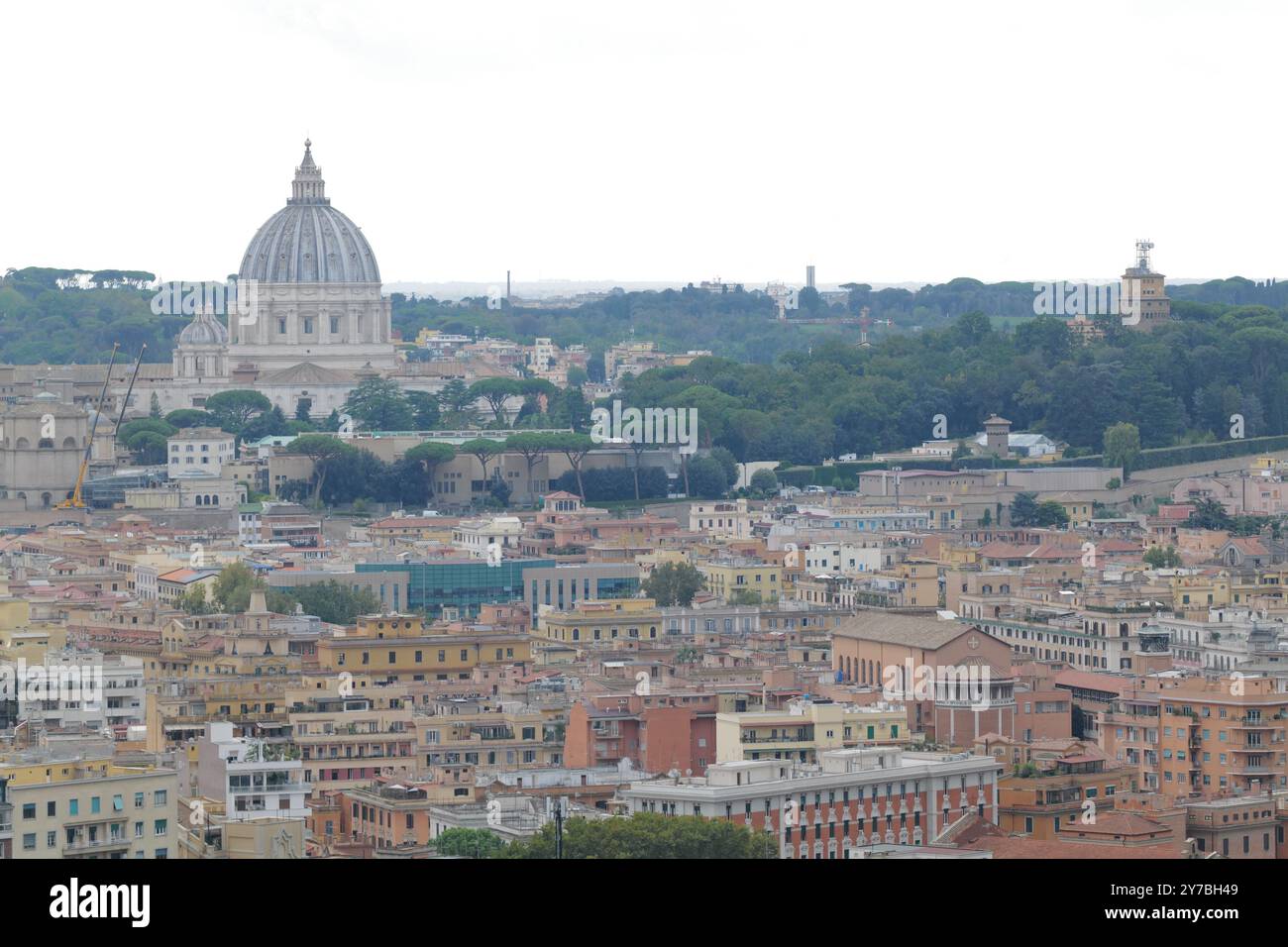 View of Rome from atop Monte Mario Stock Photo - Alamy