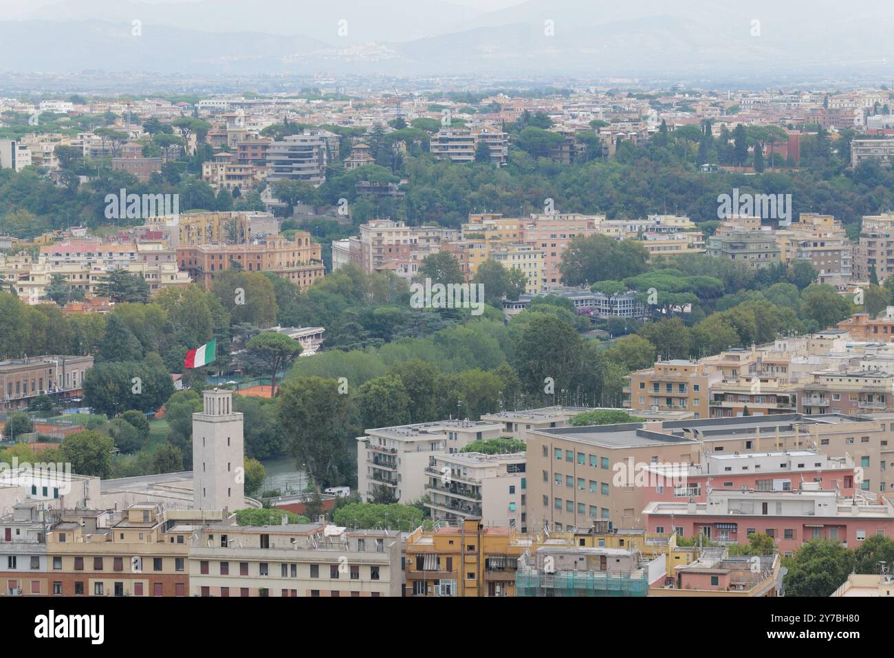 View of Rome from atop Monte Mario Stock Photo - Alamy