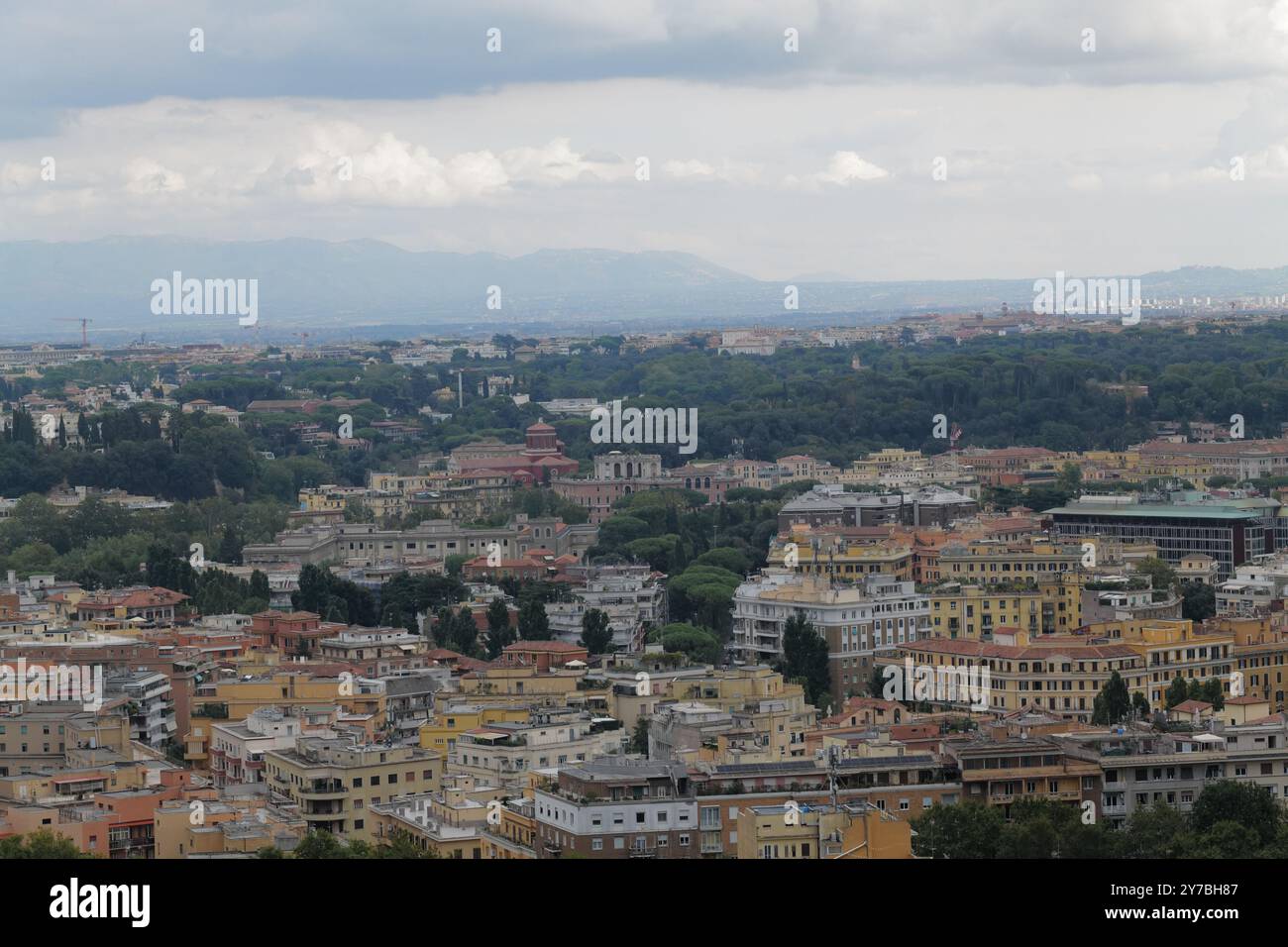 View of Rome from atop Monte Mario Stock Photo - Alamy
