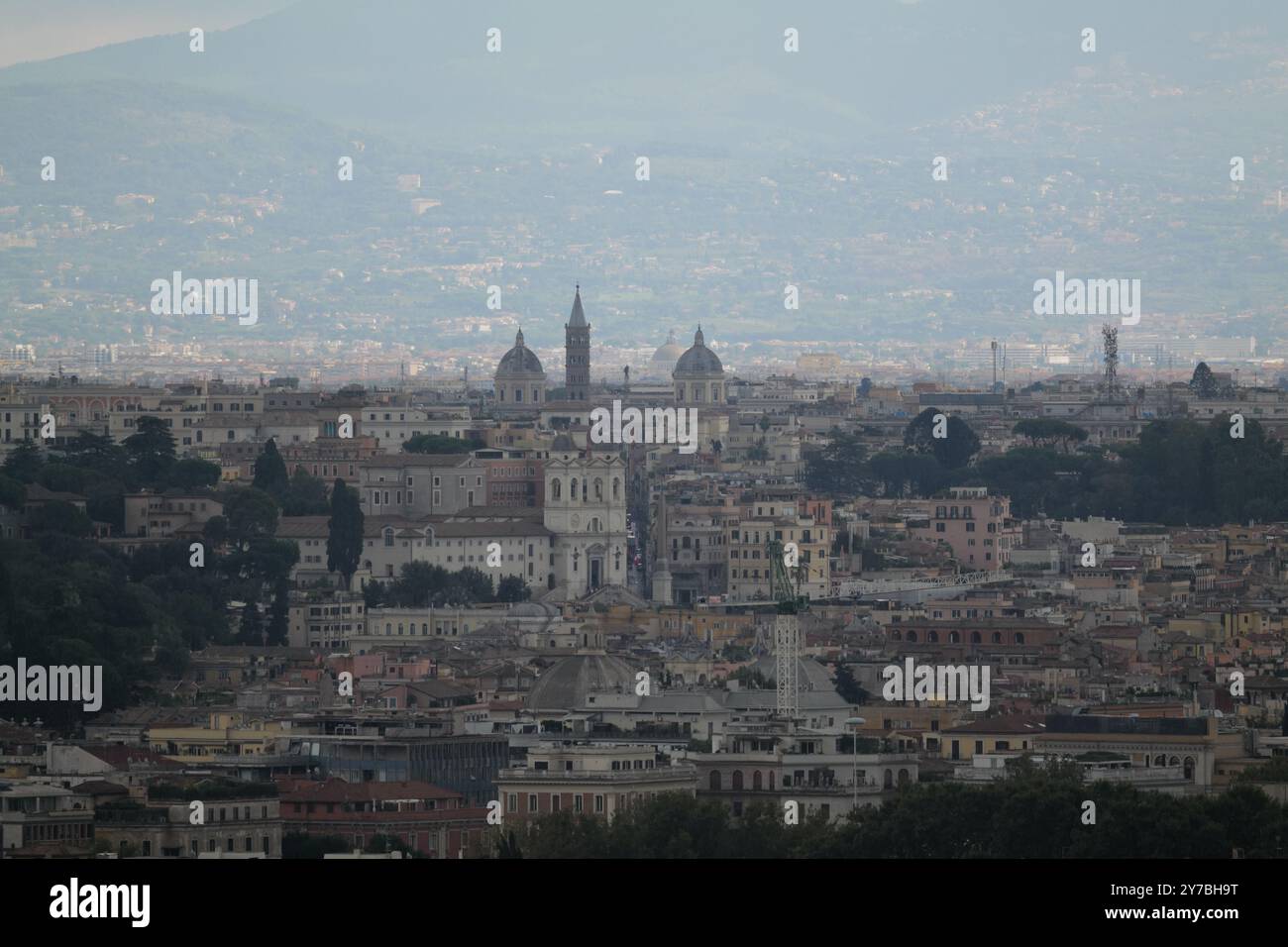 View of Rome from atop Monte Mario Stock Photo - Alamy