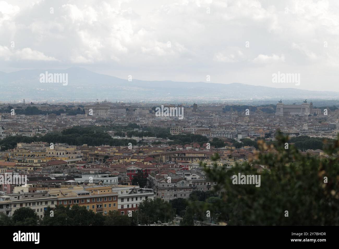 View of Rome from atop Monte Mario Stock Photo - Alamy