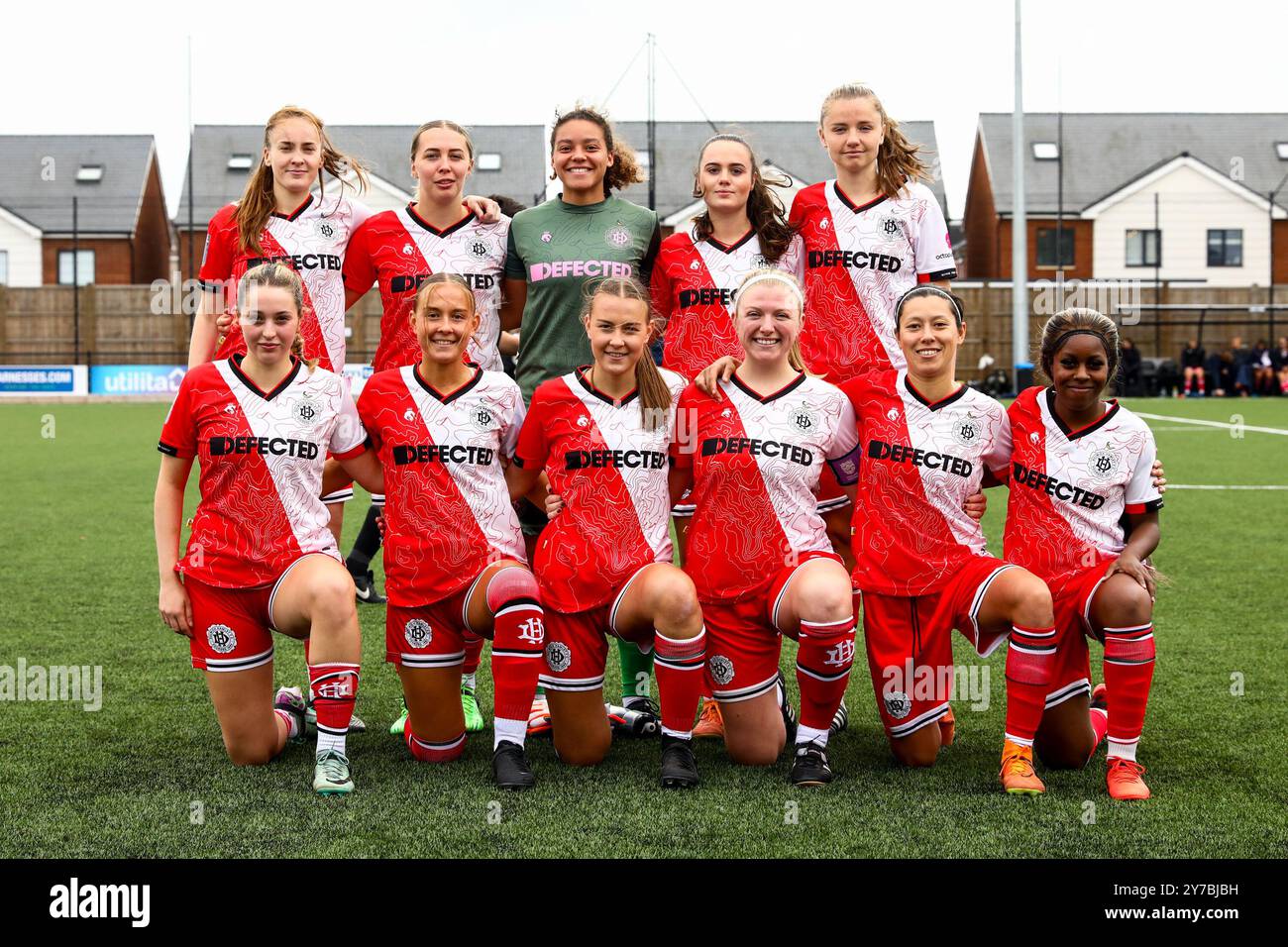Portsmouth, UK. 29th September, 2024. Players of Dulwich Hamlet ...