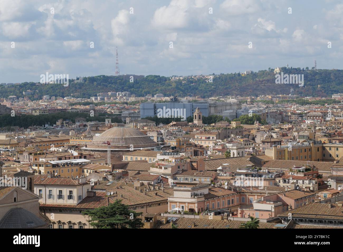 Views of the skyline, allies and notable landmarks of the Eternal City, Rome, Italy Stock Photo ...