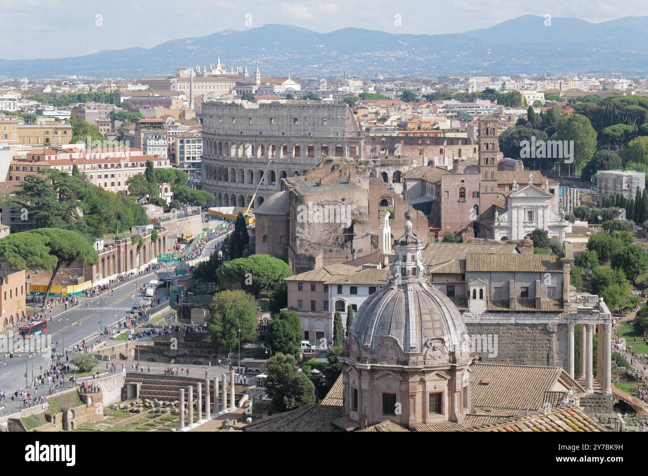 Ancient Roman and Medieval historical sites around Rome, Italy ...