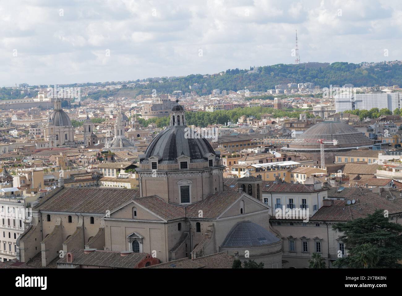 Views of the skyline, allies and notable landmarks of the Eternal City, Rome, Italy Stock Photo ...