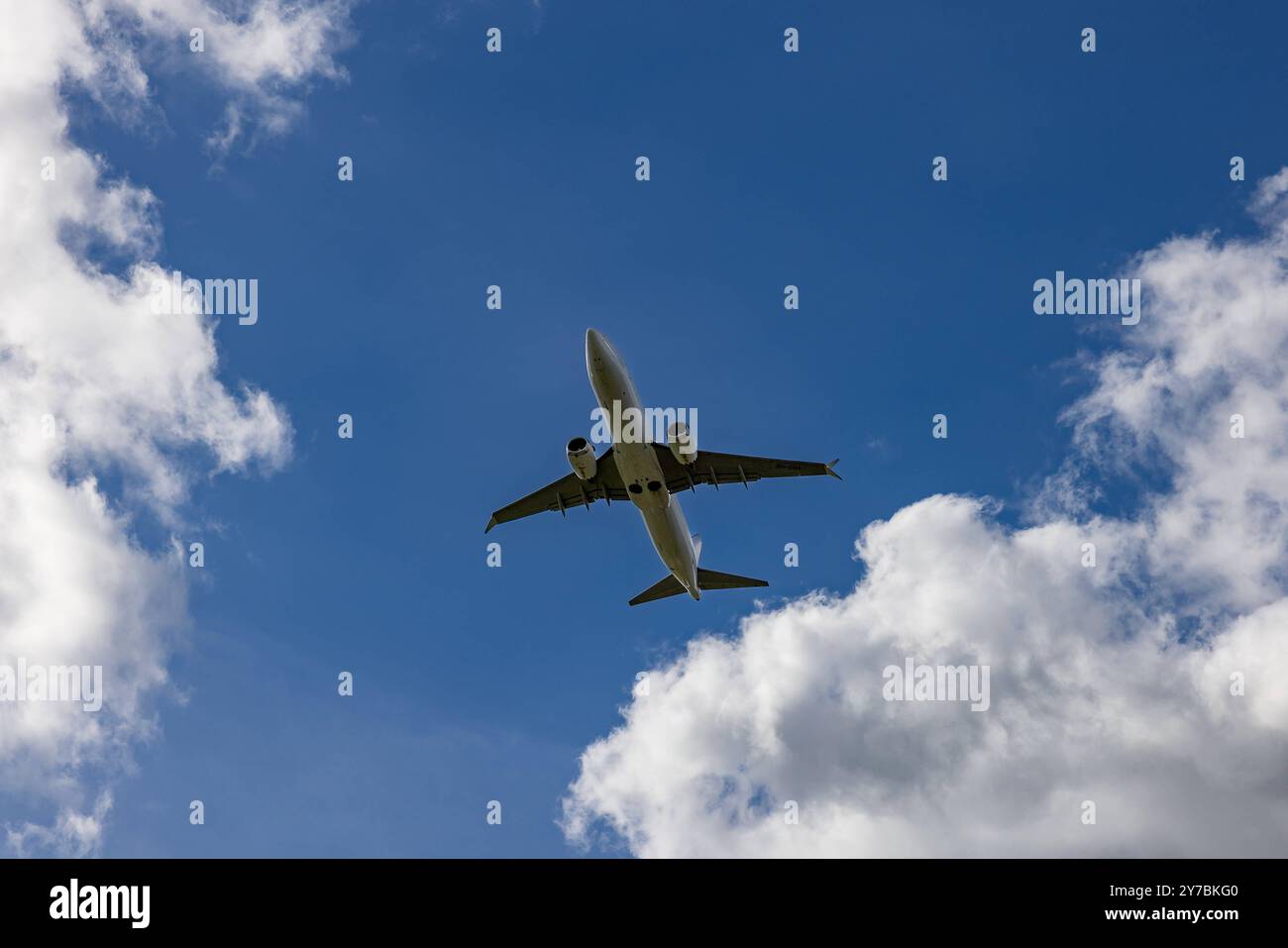 Boeing, Luftfahrt, 29.09.2024 Ein Boeing 737 Max 8 Flugzeug wird von ...