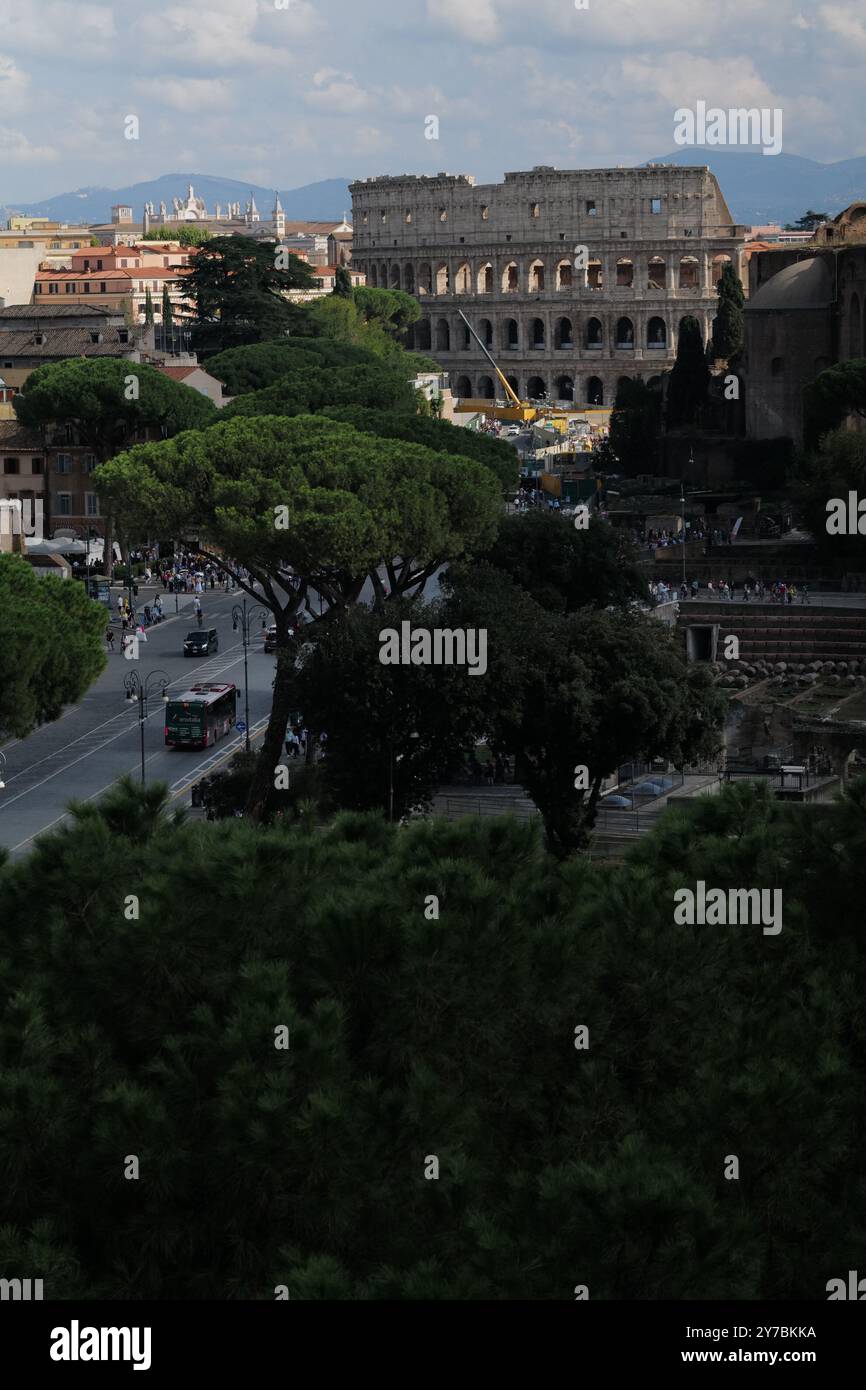 Ancient Roman and Medieval historical sites around Rome, Italy ...