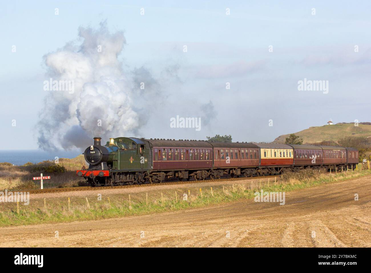5619, GWR tank engine, on the North Norfolk Railway Stock Photo - Alamy