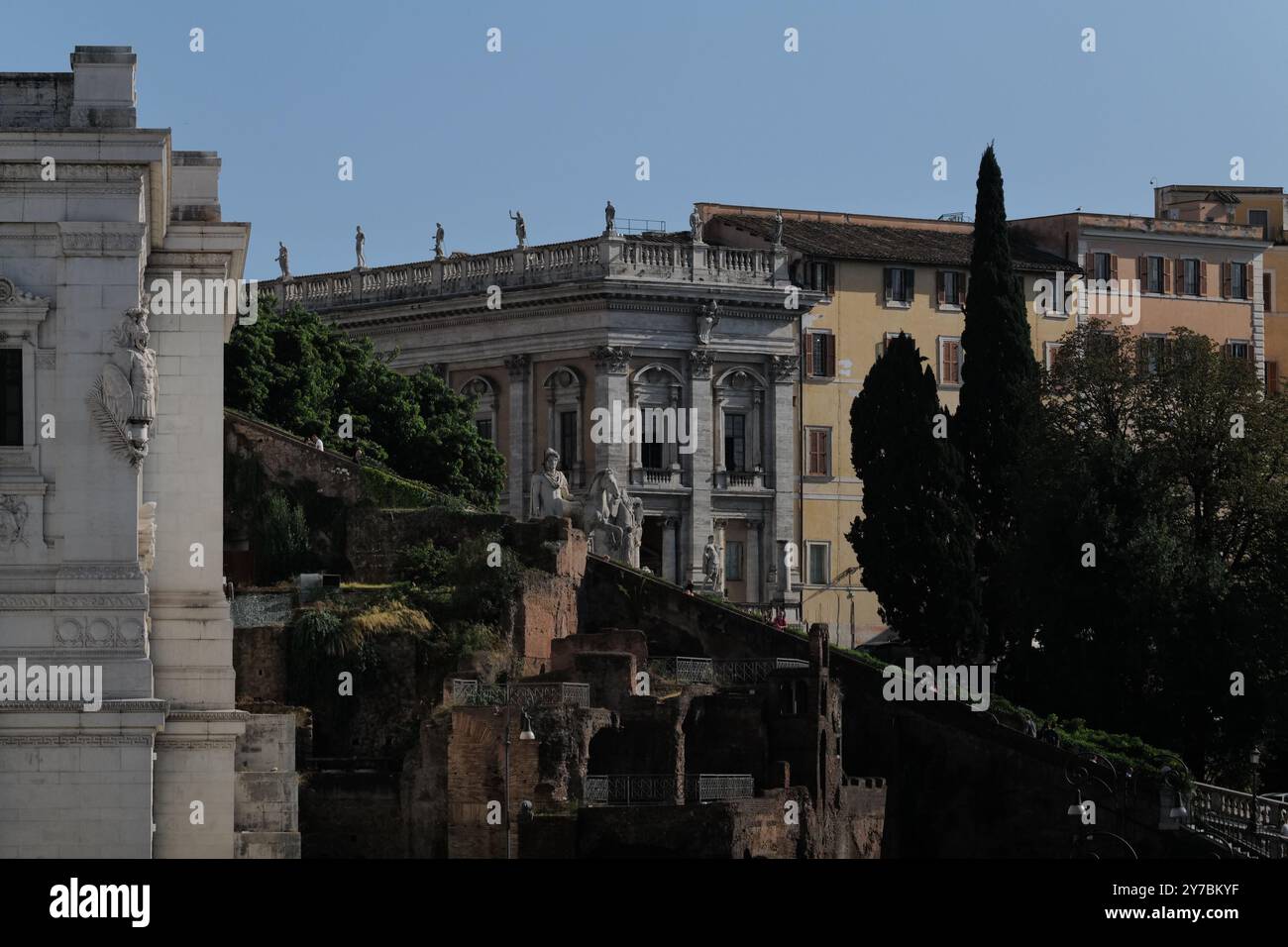 Ancient Roman and Medieval historical sites around Rome, Italy ...