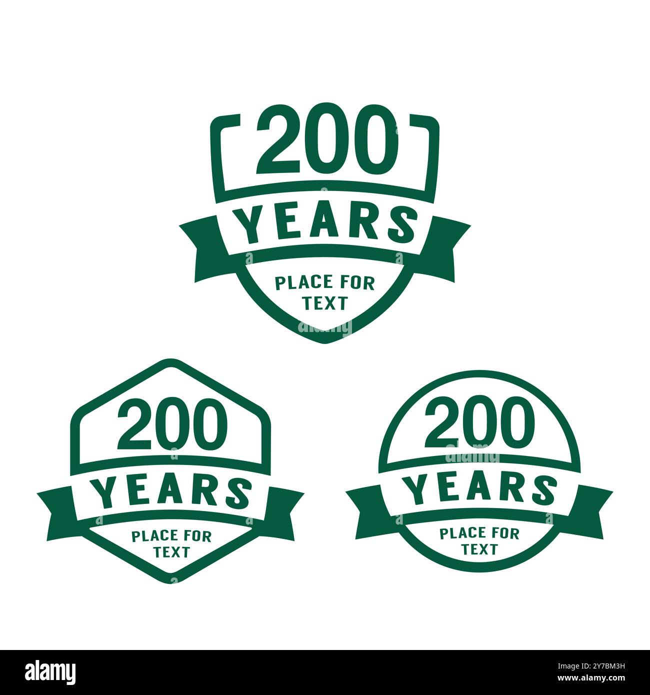 200 years anniversary celebration logotype. 200th anniversary logo ...