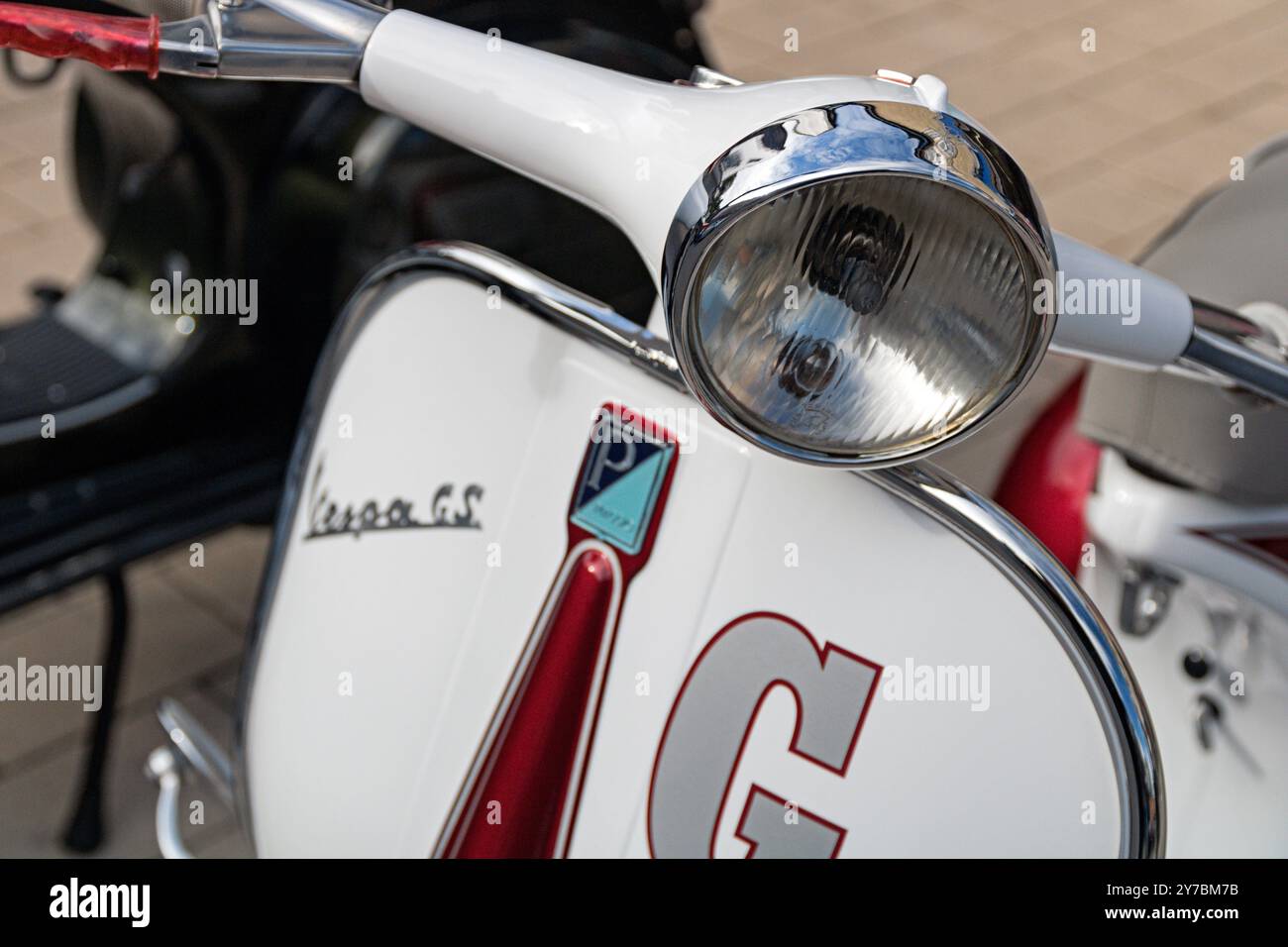 Vespa GS. Ribble Valley Scooter Rally 2024 Stock Photo - Alamy