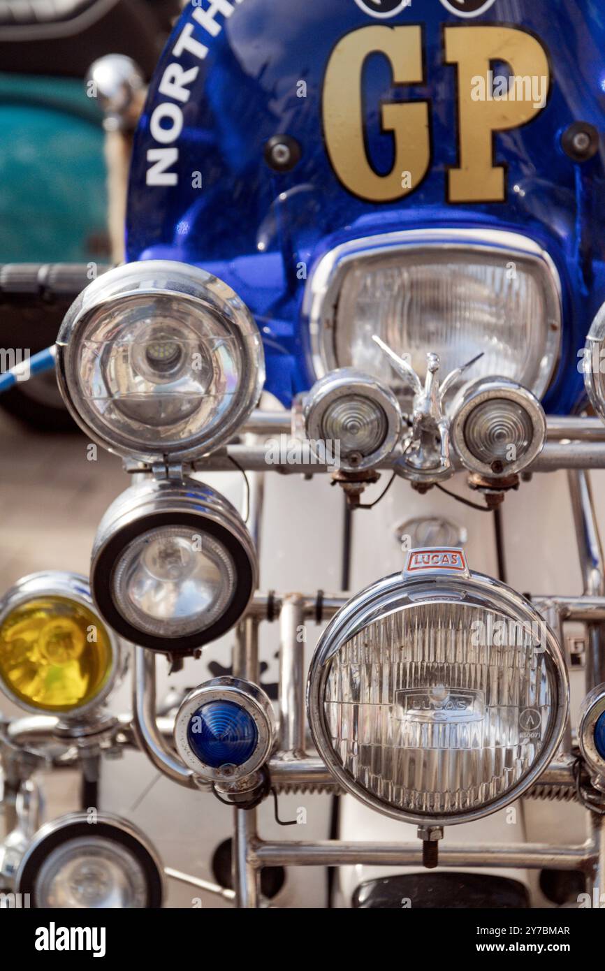Lambretta. Ribble Valley Scooter Rally 2024 Stock Photo - Alamy