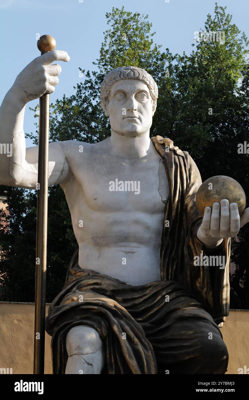 The Colossal Statue of Constantine I is one of the most iconic ...