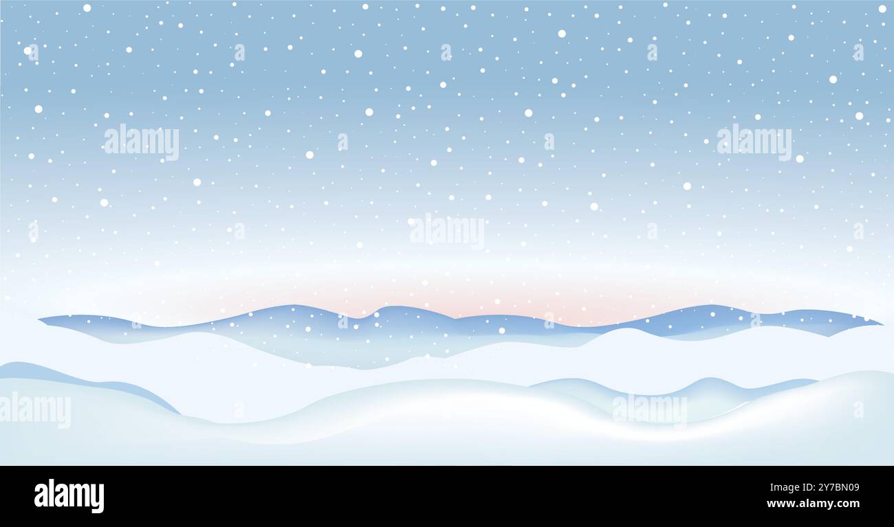 Blizzard field forest Stock Vector Images - Alamy