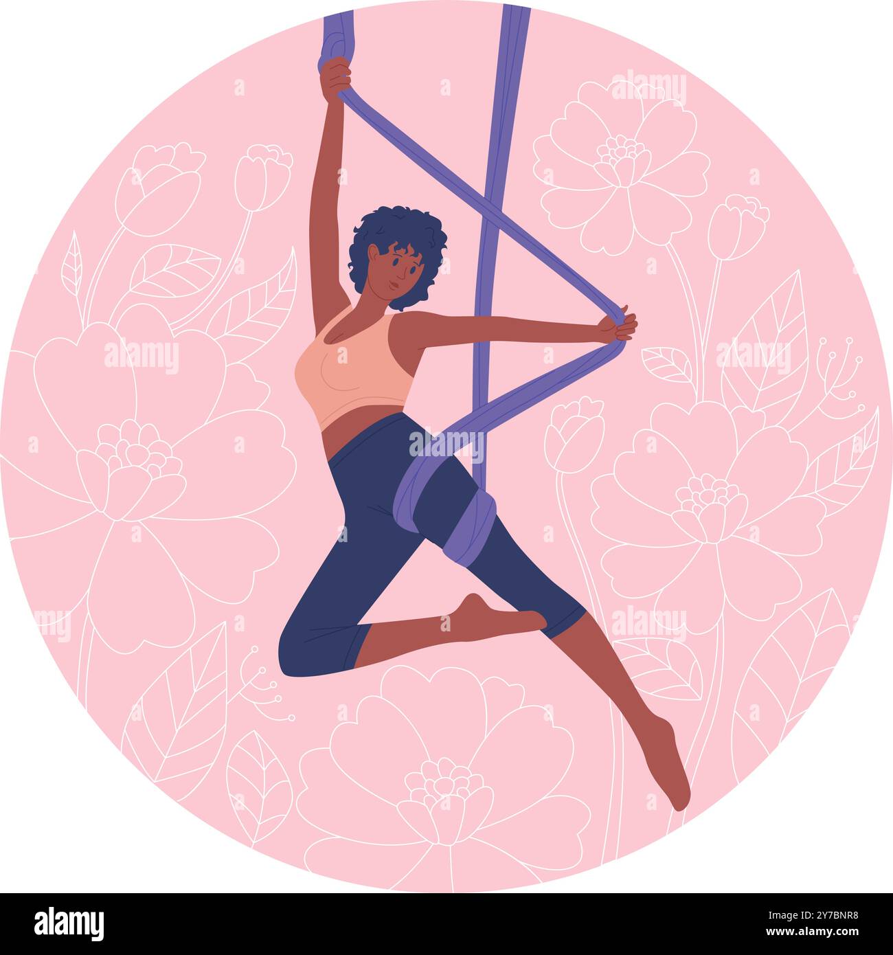 Aerial ropes Stock Vector Images - Alamy