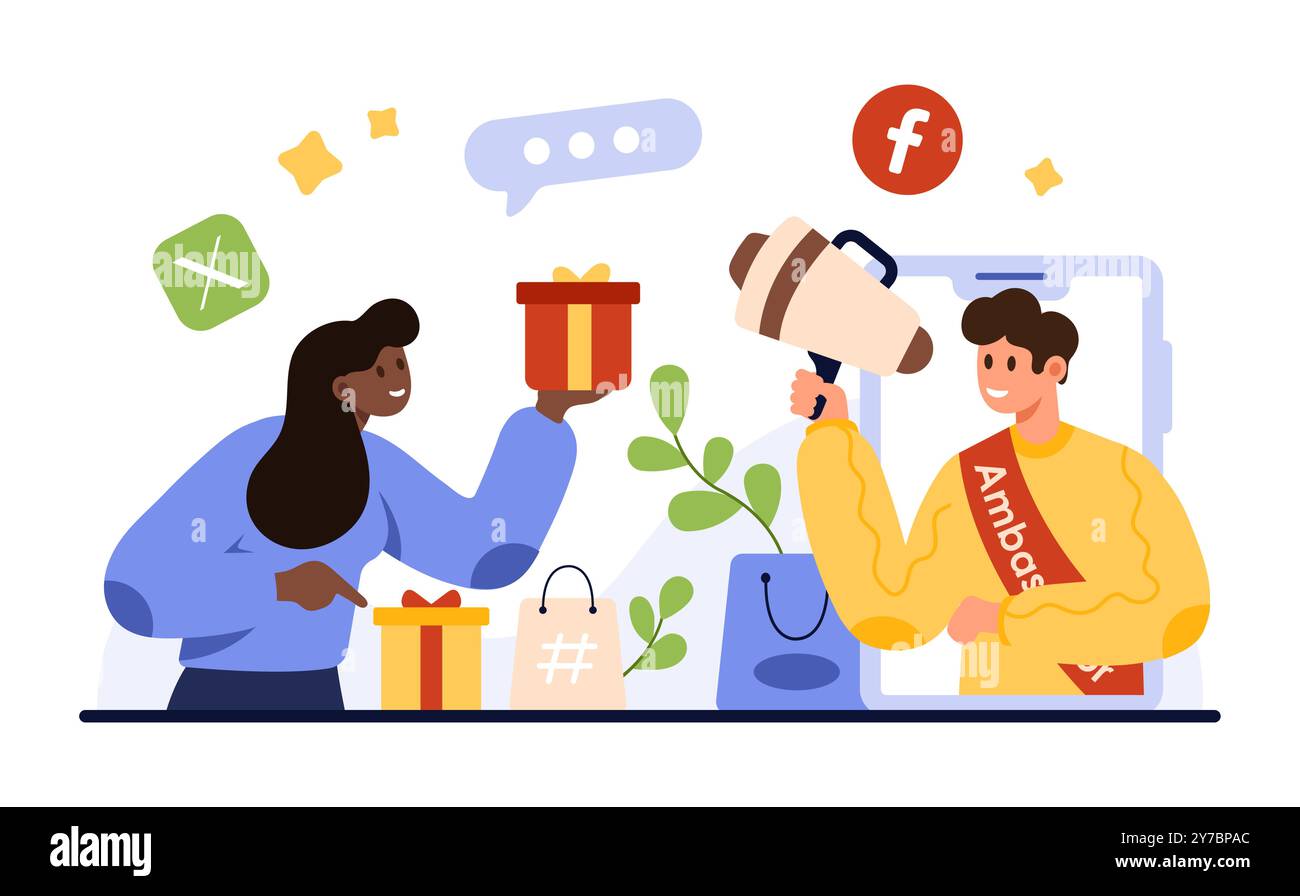 Online marketing with celebrity, client engagement, public broadcast of ...