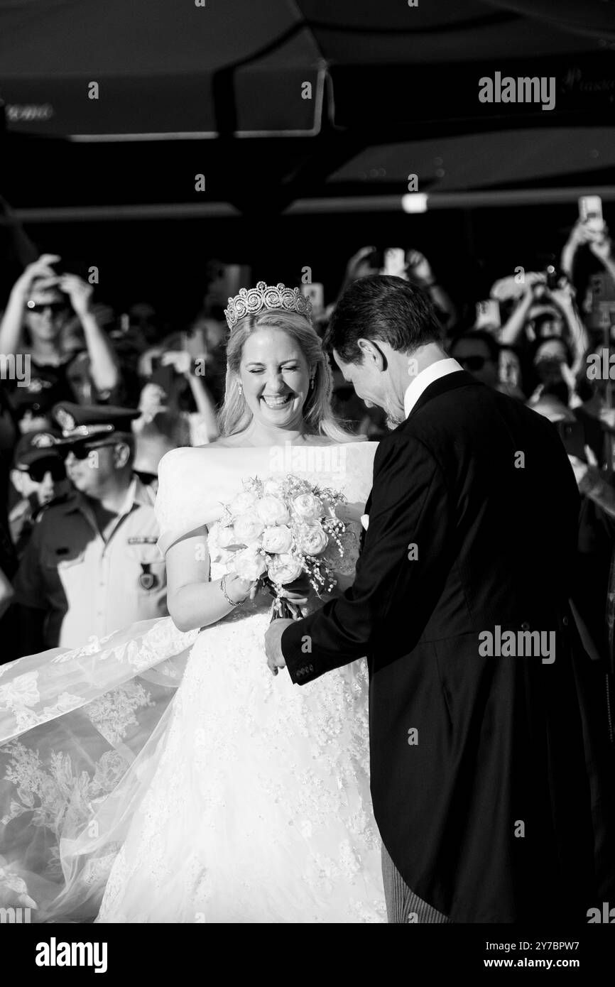 Princess Theodora Glucksburg of Greece and her brother Pavlos, former ...