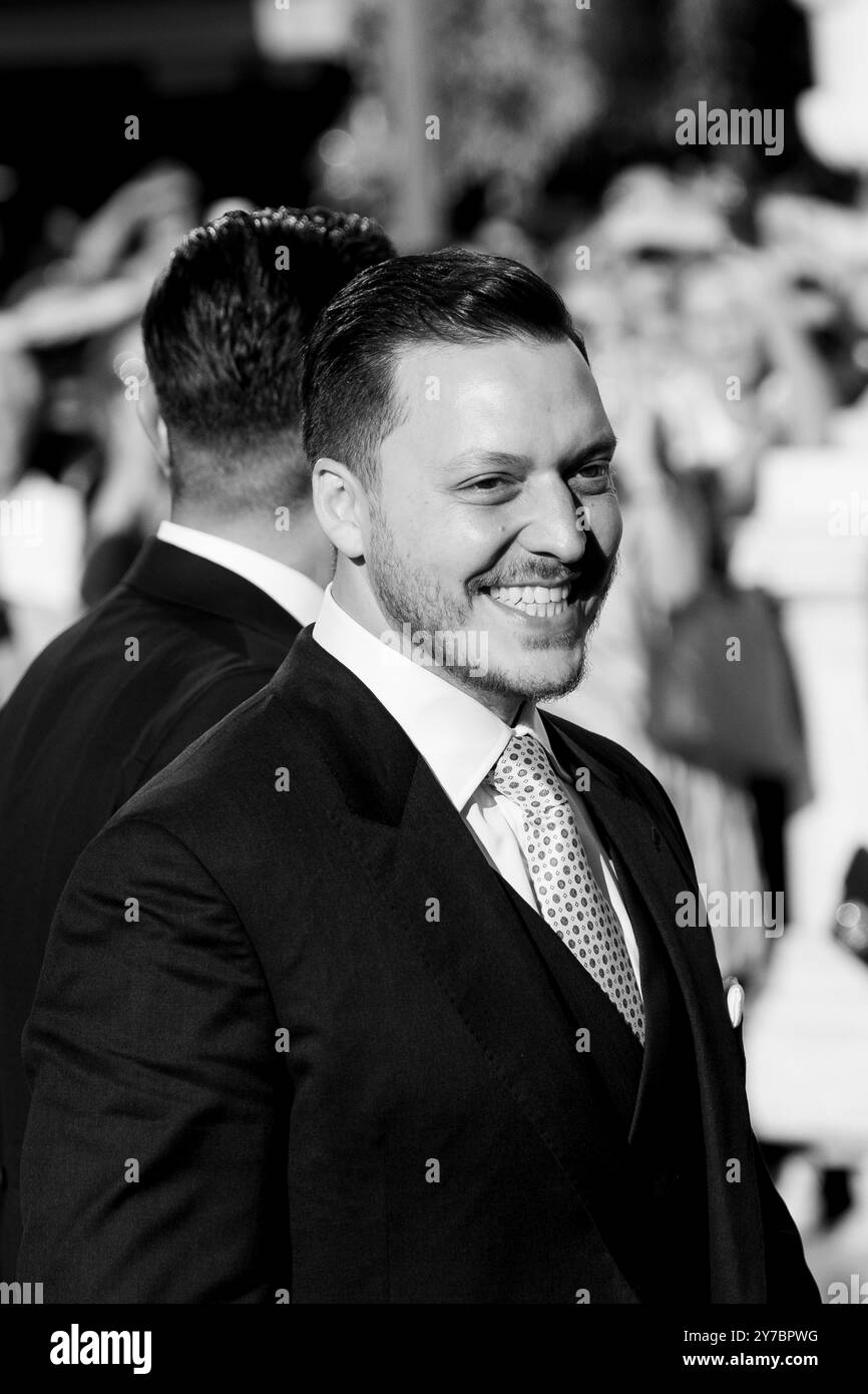 Matthew Jeremiah Kumar arrives for his wedding with Princess Theodora ...