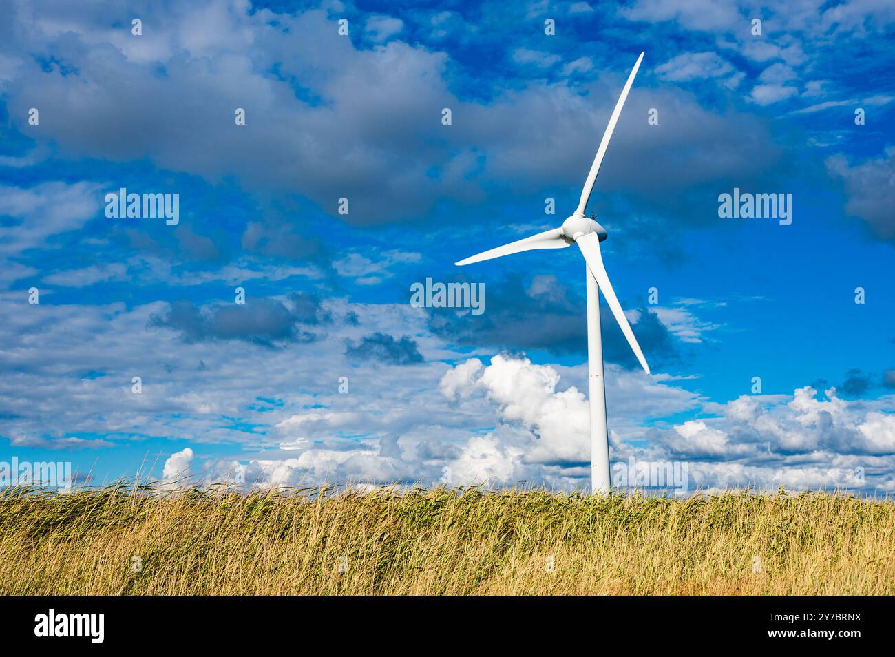 Solitary wind turbine towers hi-res stock photography and images - Alamy