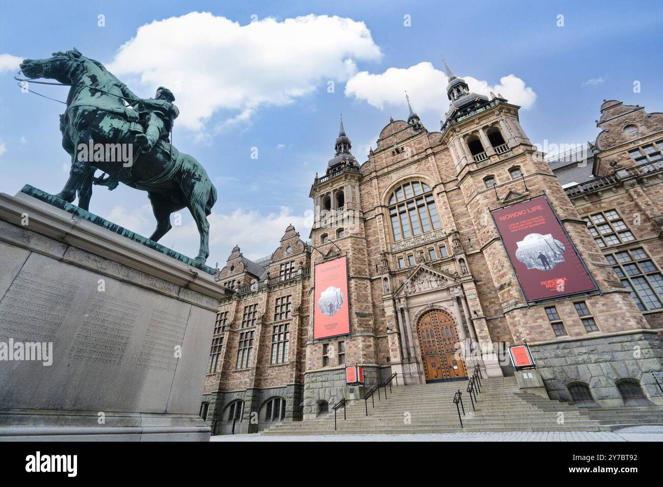 Stockholm, Sweden - May 9, 2024: The majestic Nordic Museum, Sweden's ...