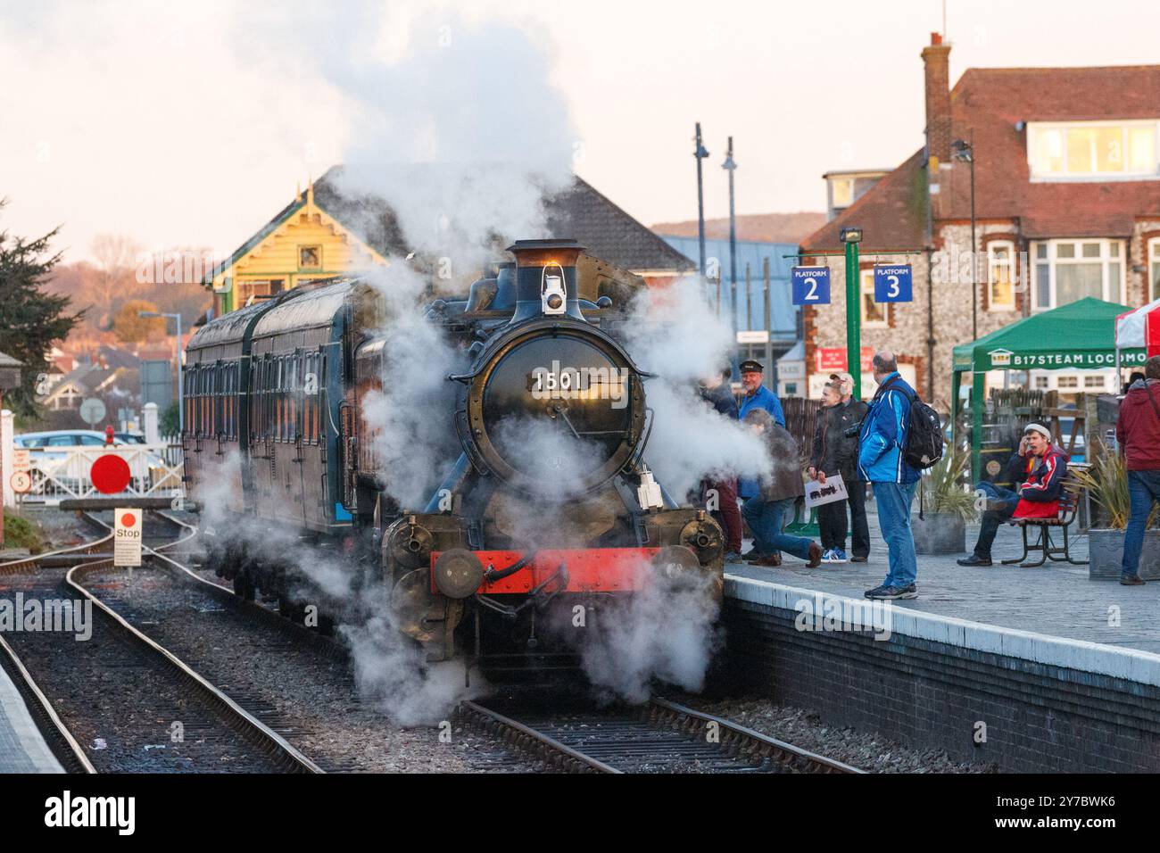 Steam trains on the North Norfolk Railway Stock Photo - Alamy