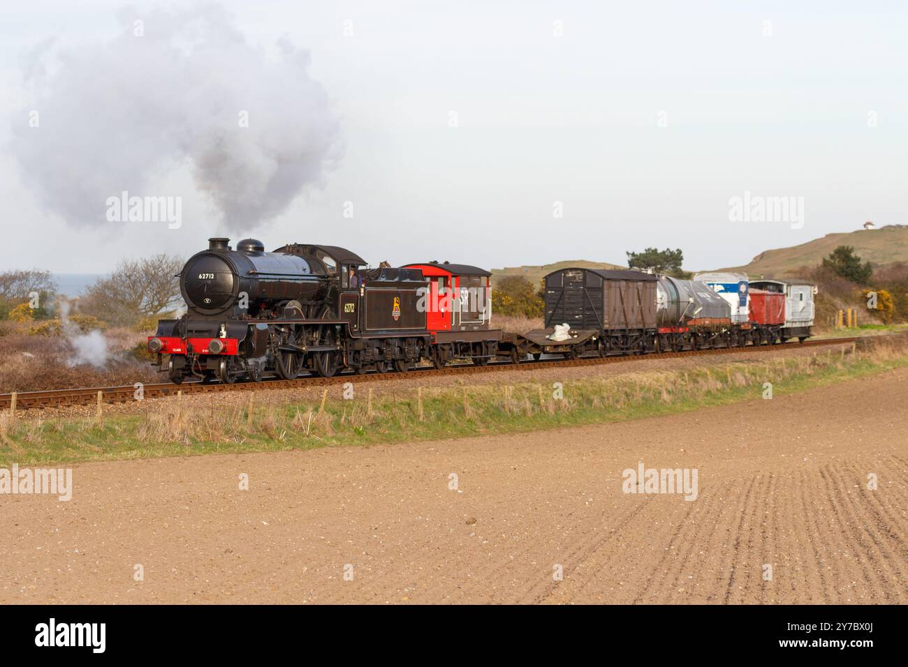 Steam freight trains hi-res stock photography and images - Alamy