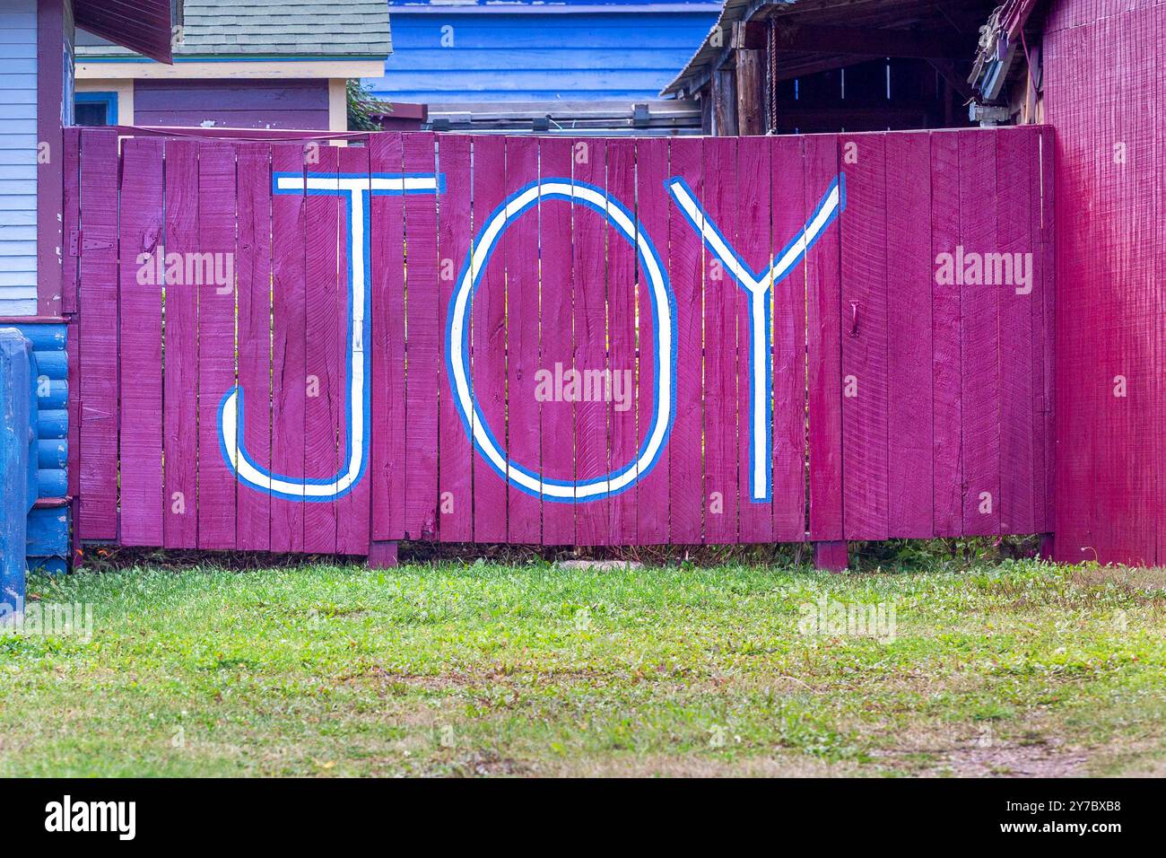 A 2024 presidential election year sign with a one word positive message ...