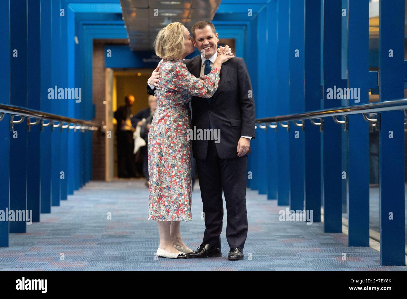 Robert Jenrick with his wife Michal Berkner during the Conservative ...