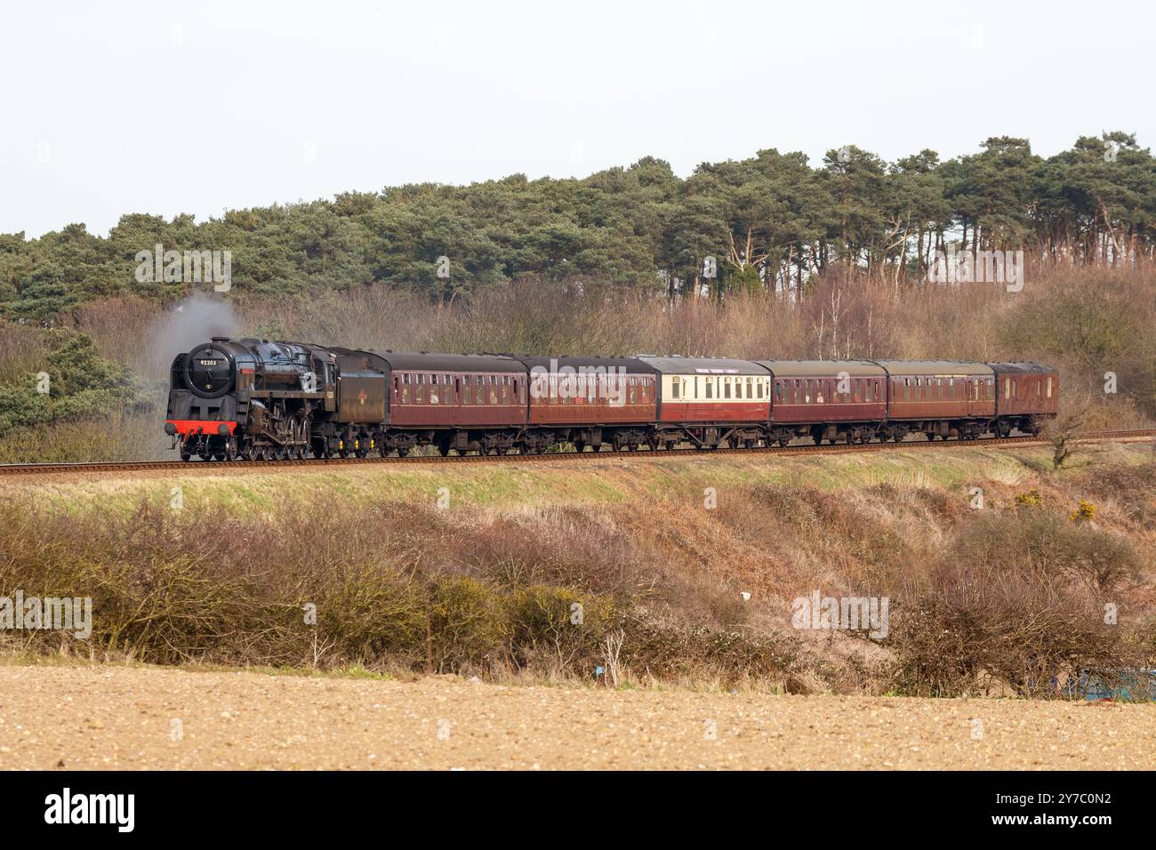 Steam trains on the North Norfolk Railway Stock Photo - Alamy