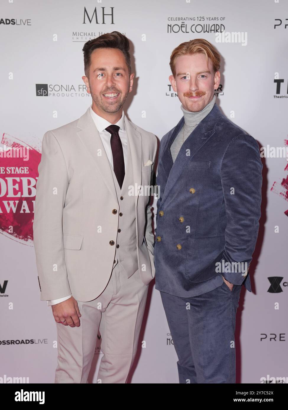 Nick Butcher and Tom Ling attending the Stage Debuts Awards at 8 ...