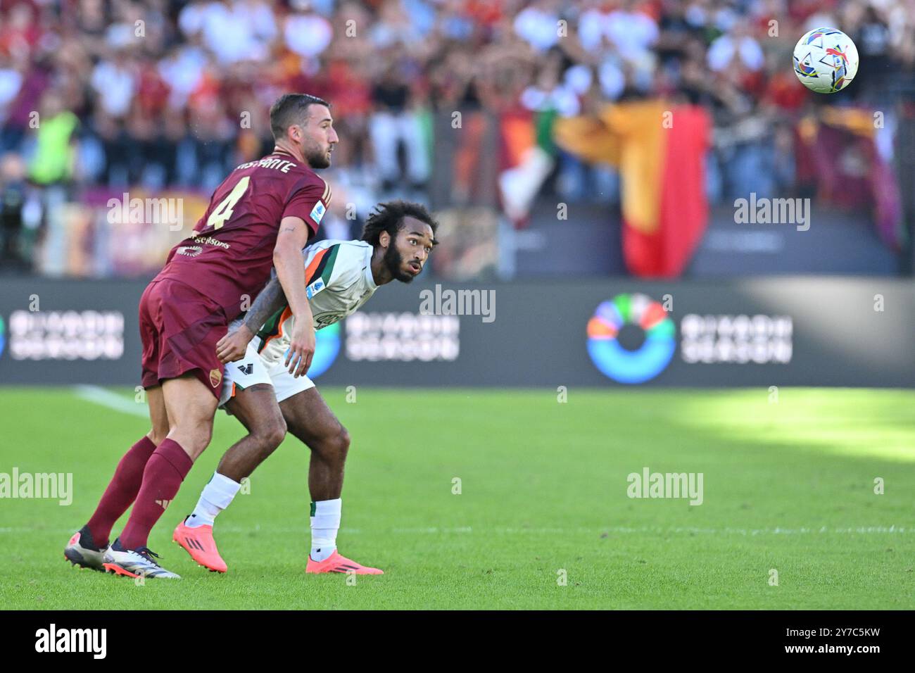 Stadio Olimpico, Rome, Italy. 29th Sep, 2024. Serie A Football; Roma ...