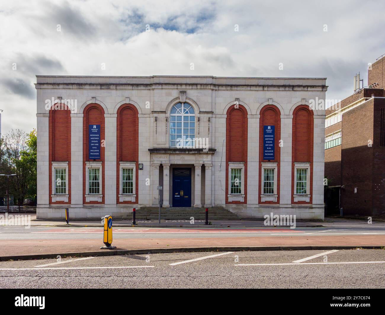 Salford, Manchester, UK. September, 28, 2024: Salford, Hemsley House ...