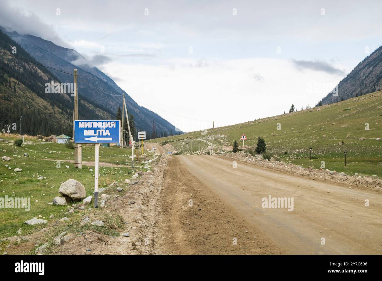 Kyrgyzstan, Barskoon gorge, landscape Stock Photo - Alamy