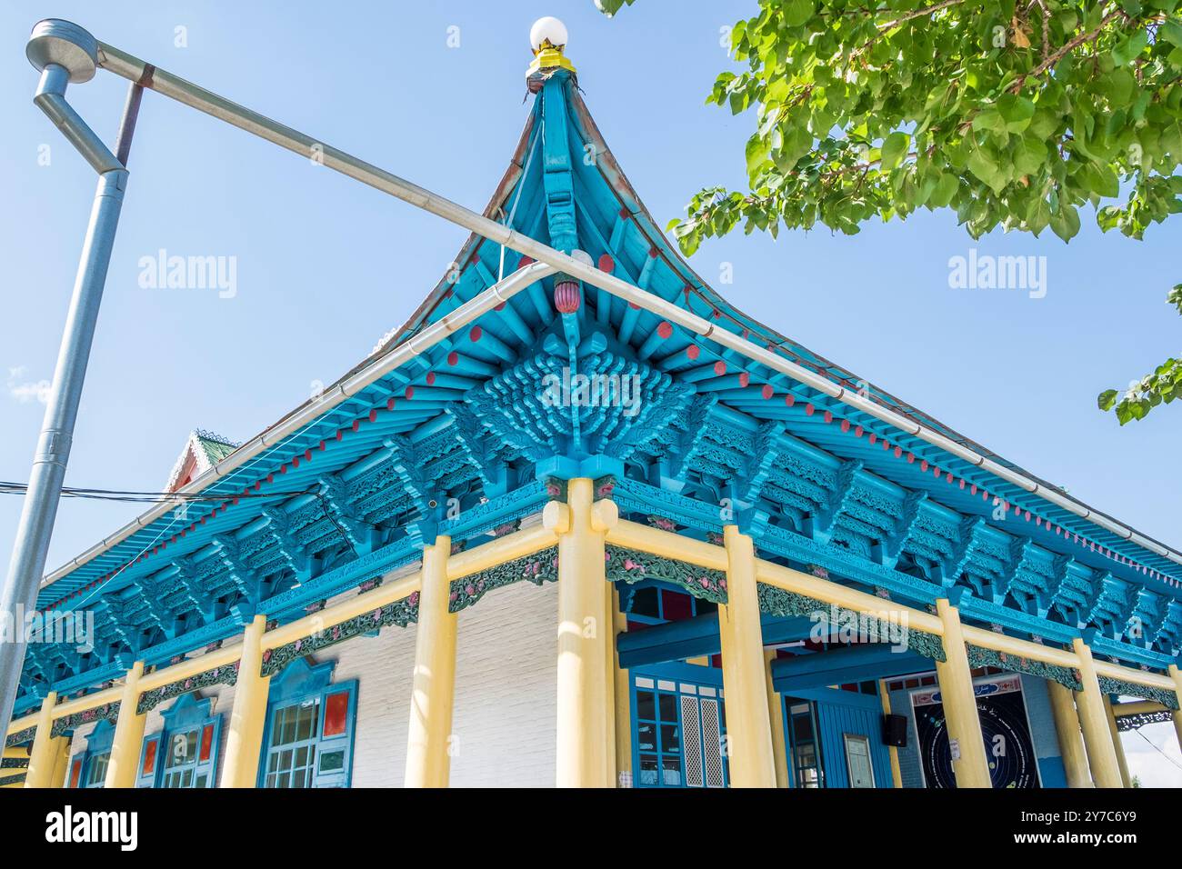 Kyrgyzstan, Karakol, Dungan mosque Stock Photo - Alamy