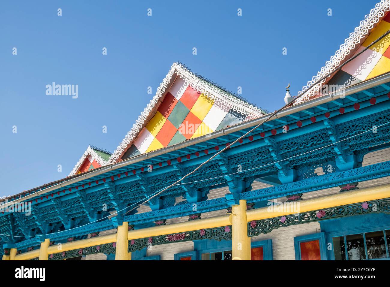 Kyrgyzstan, Karakol, Dungan mosque Stock Photo - Alamy
