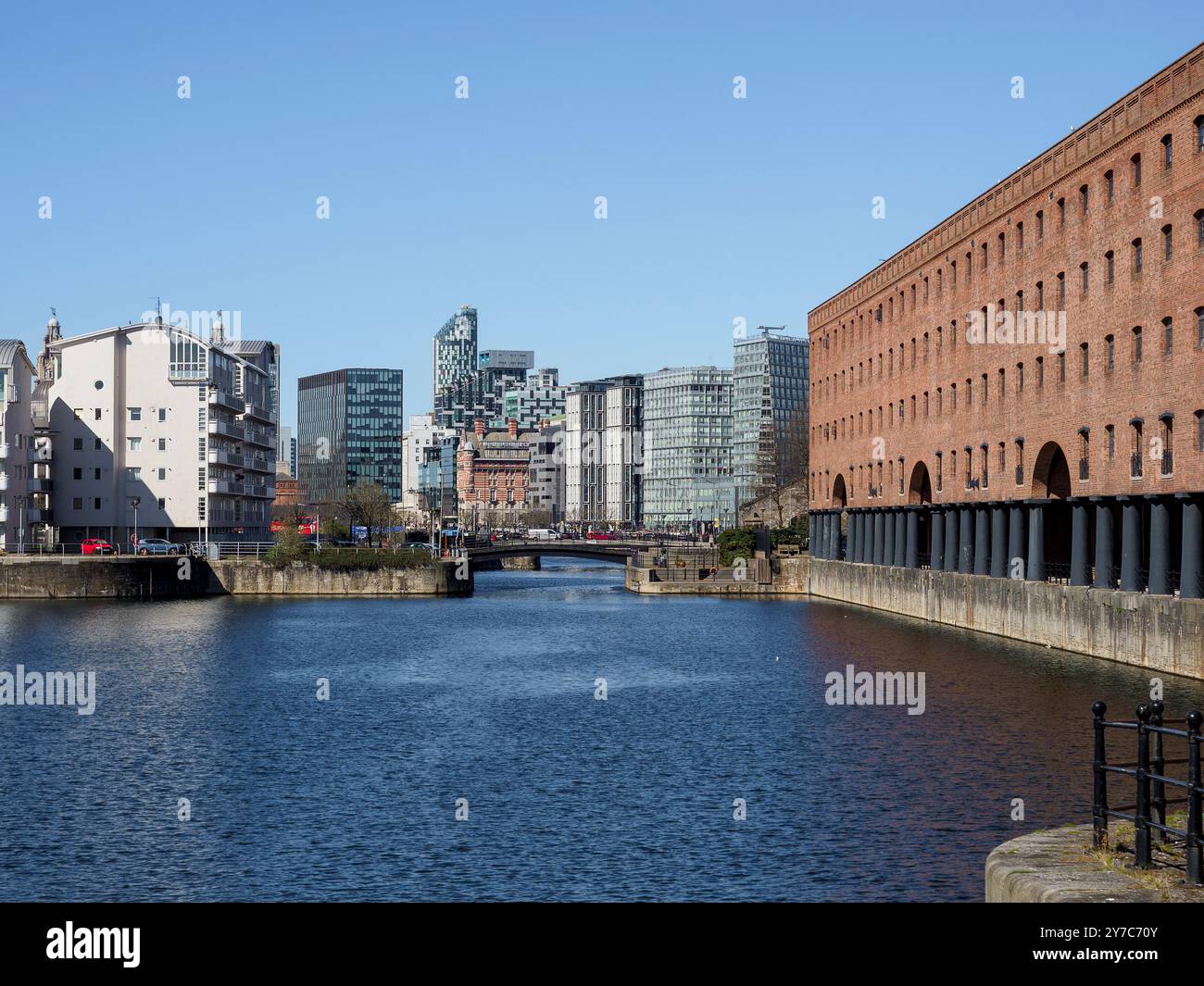 Liverpool, Merseyside, UK, September, 28, 2024: Albert dock, Urban ...