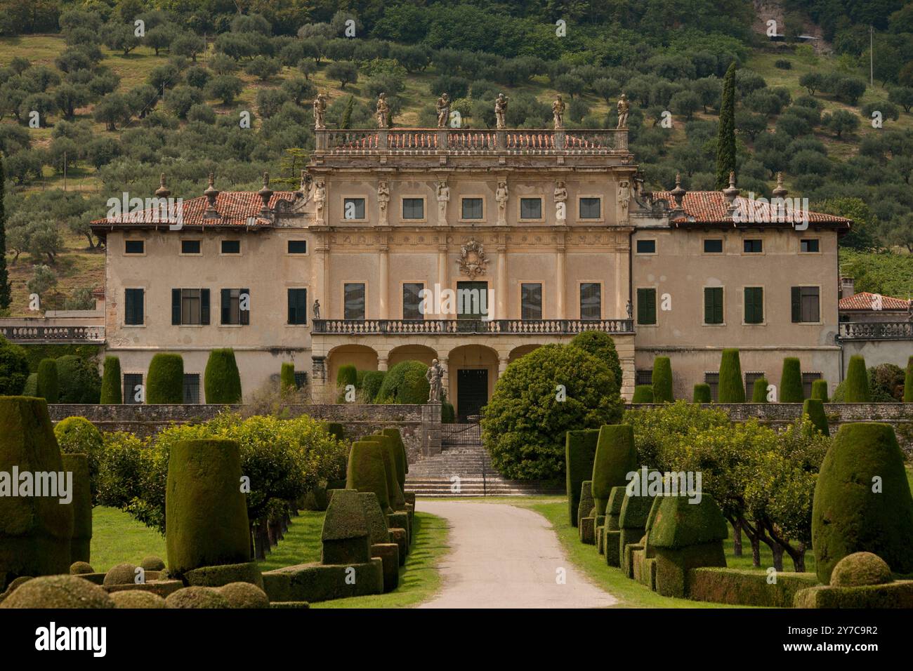At the center of Valpantena, north of Verona is located in the village ...