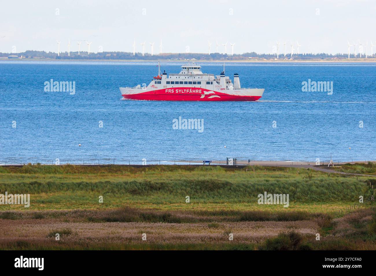29.09.2024 Die Autofähre, FRS Syltfähre verbindet List auf Sylt mit der ...