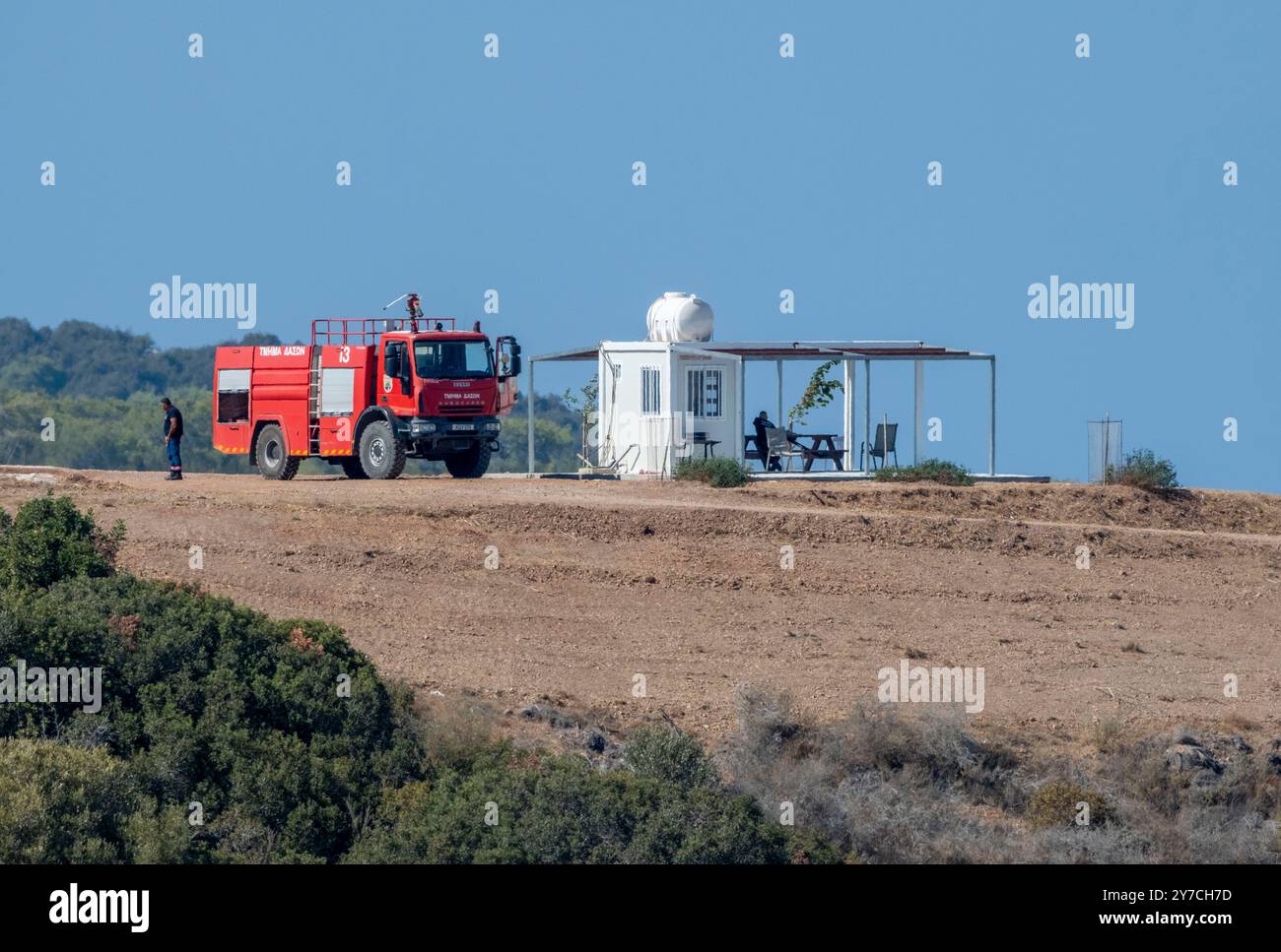Wildfire containment cyprus hi-res stock photography and images - Alamy