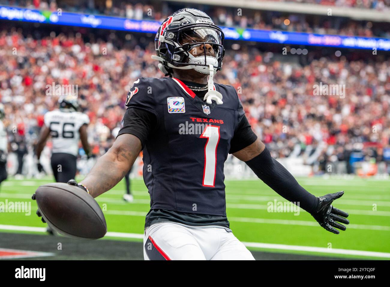Houston, TX, USA. 29th Sep, 2024. Houston Texans wide receiver Stefon ...